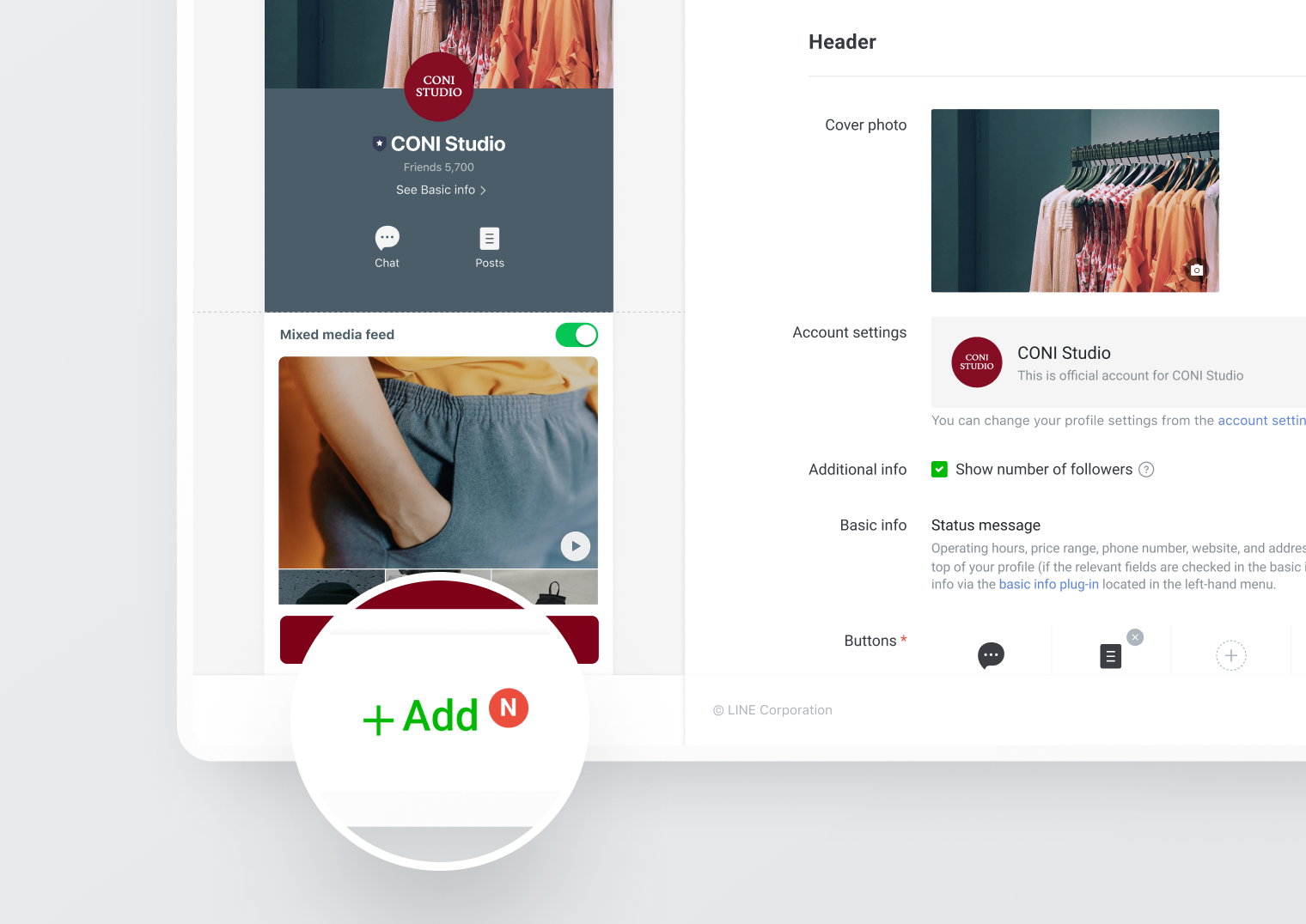 LINE Official Account Manager