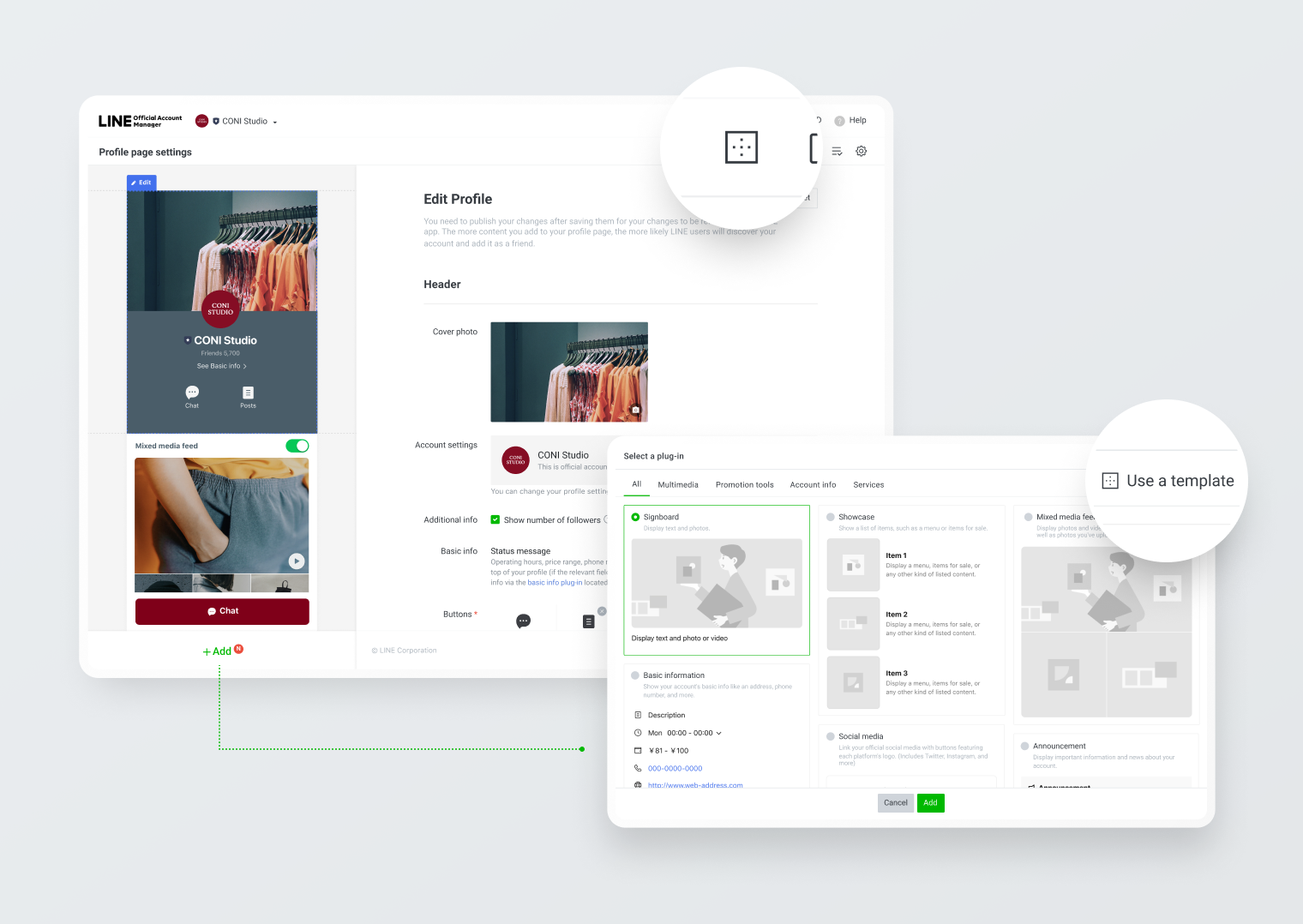 LINE Official Account Manager